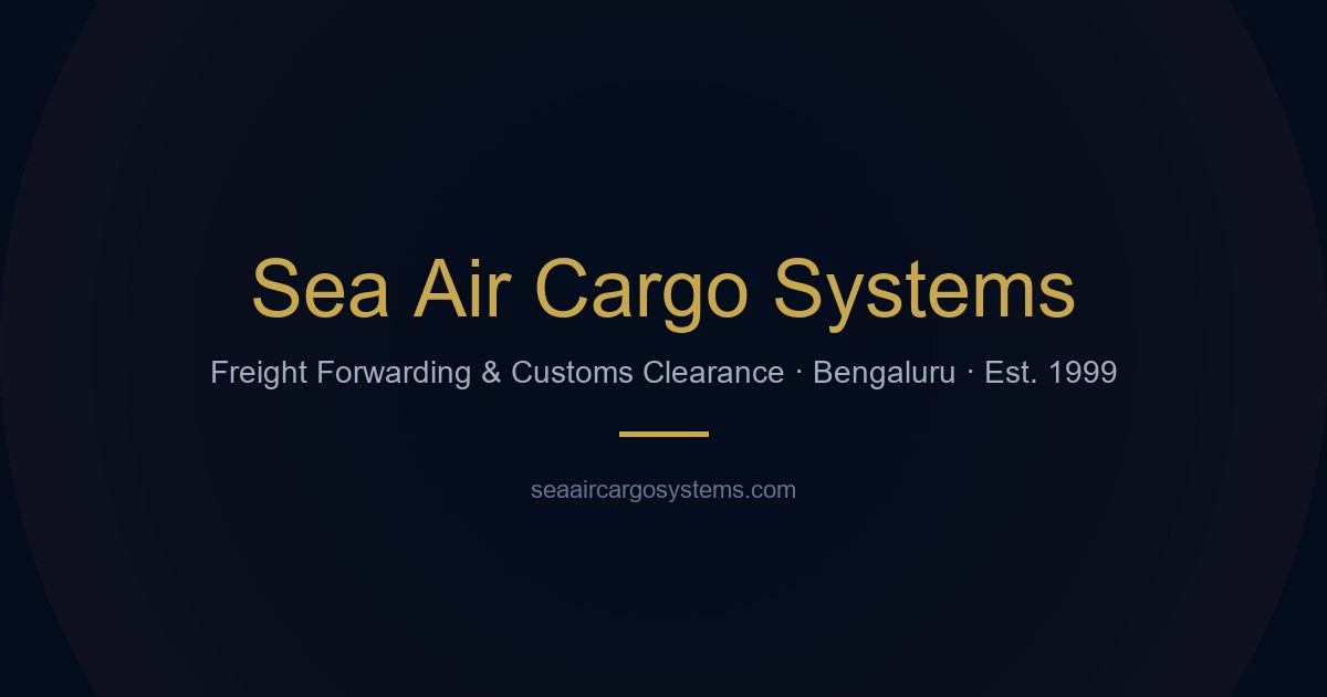 Customs Clearance India Complete Guide 2026 | Sea Air